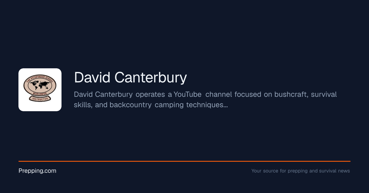 Prepping.com: David Canterbury